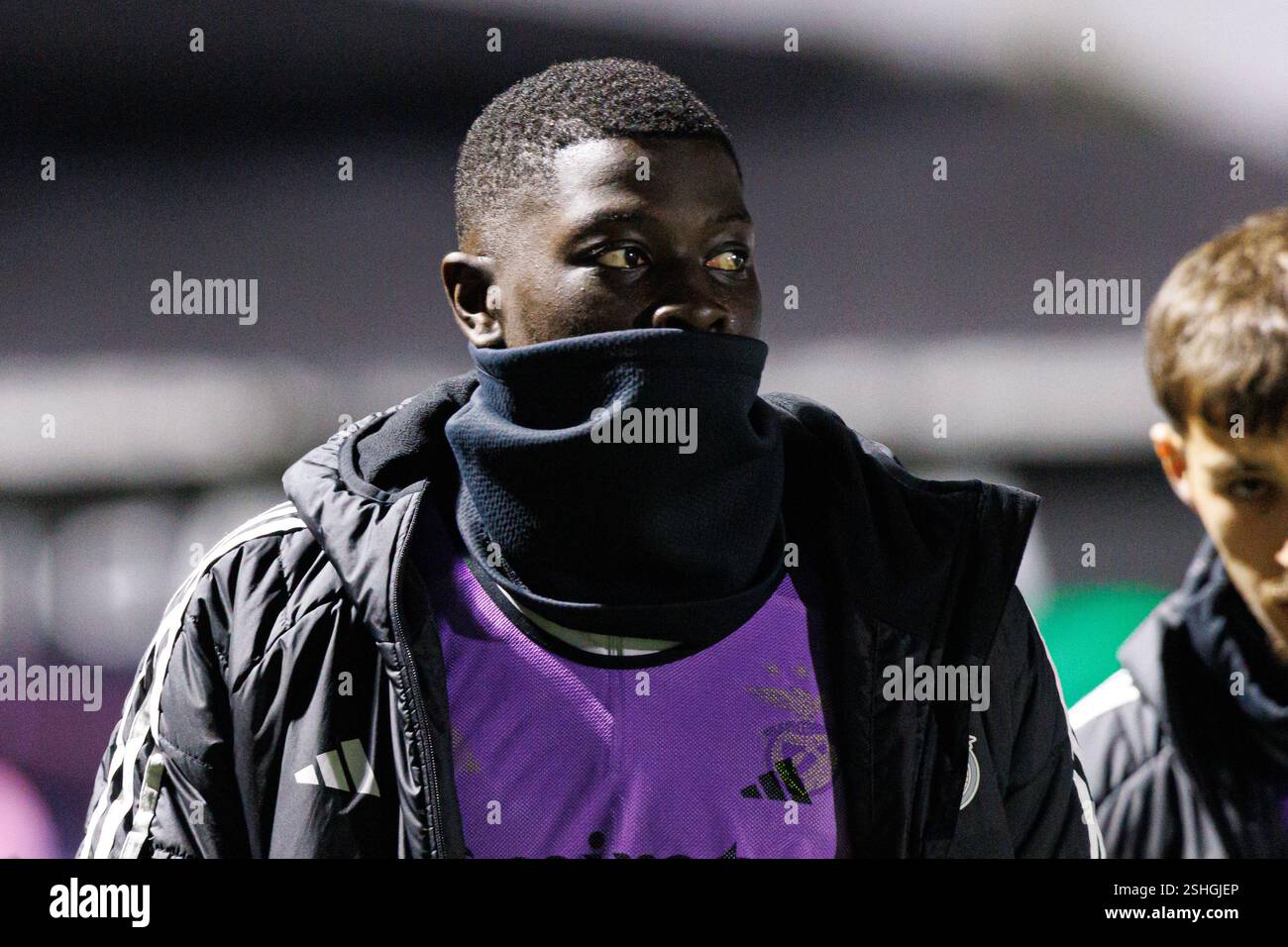 Samuel Soares seen during Liga Portugal game between teams of CF ...