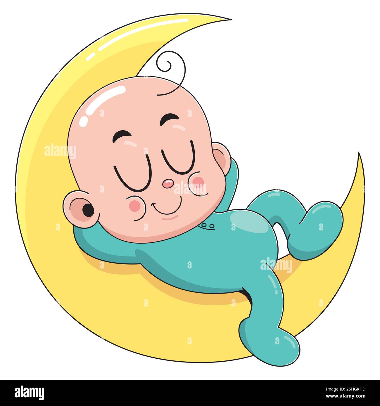 Crescent moon art Cut Out Stock Images & Pictures - Alamy