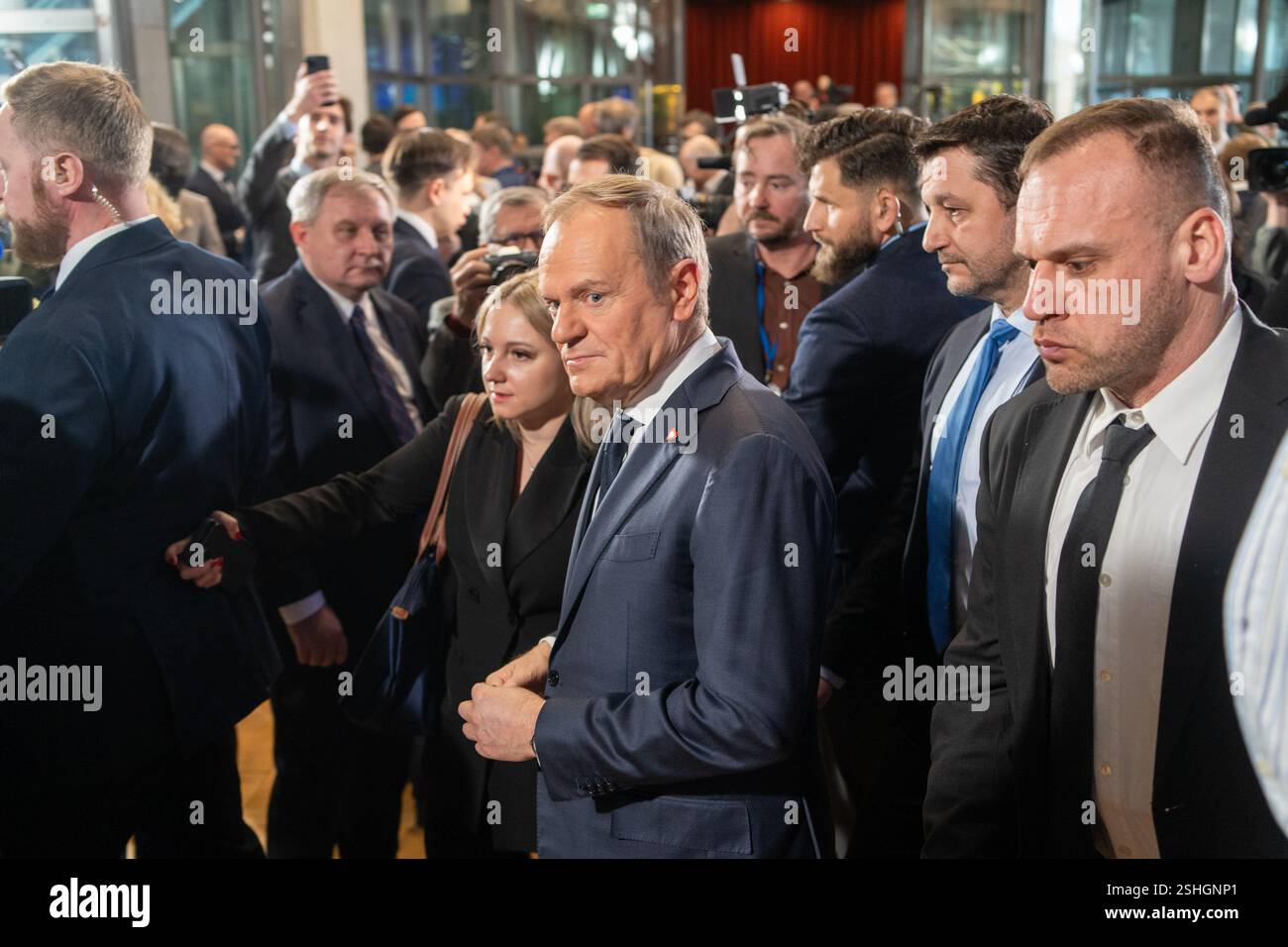 Poland's Prime Minister Donald Tusk arrives at the event 'Poland - The ...