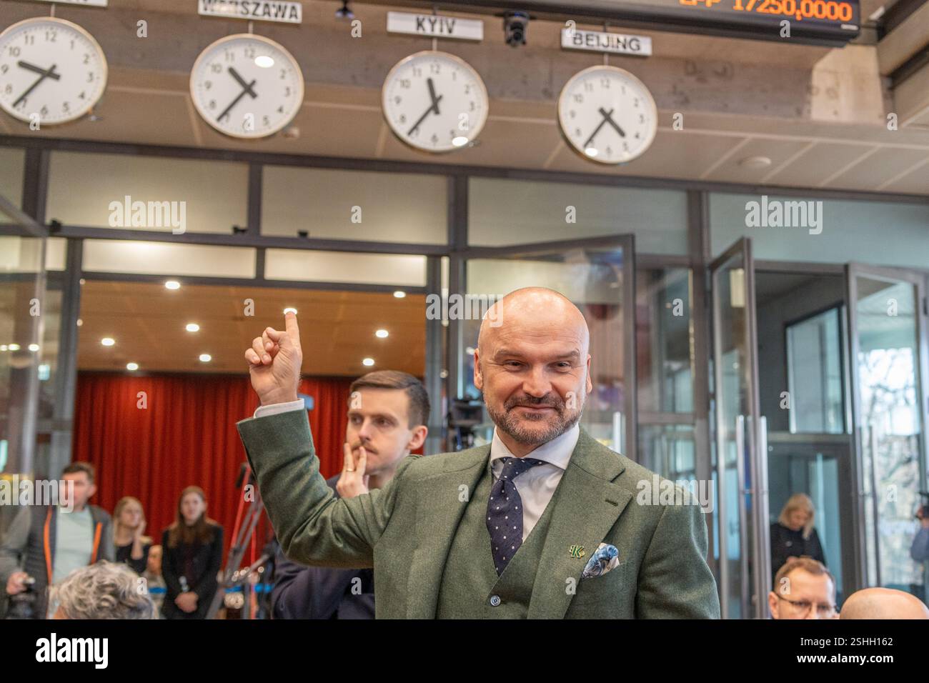 Rafal Brzoska CEO of InPost poses for a picture during an event 'Poland ...