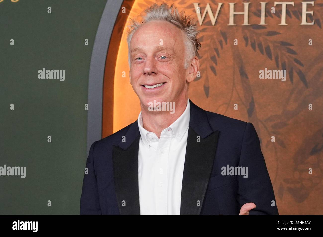 Mike White arrives at the season three premiere of "The White Lotus" on ...