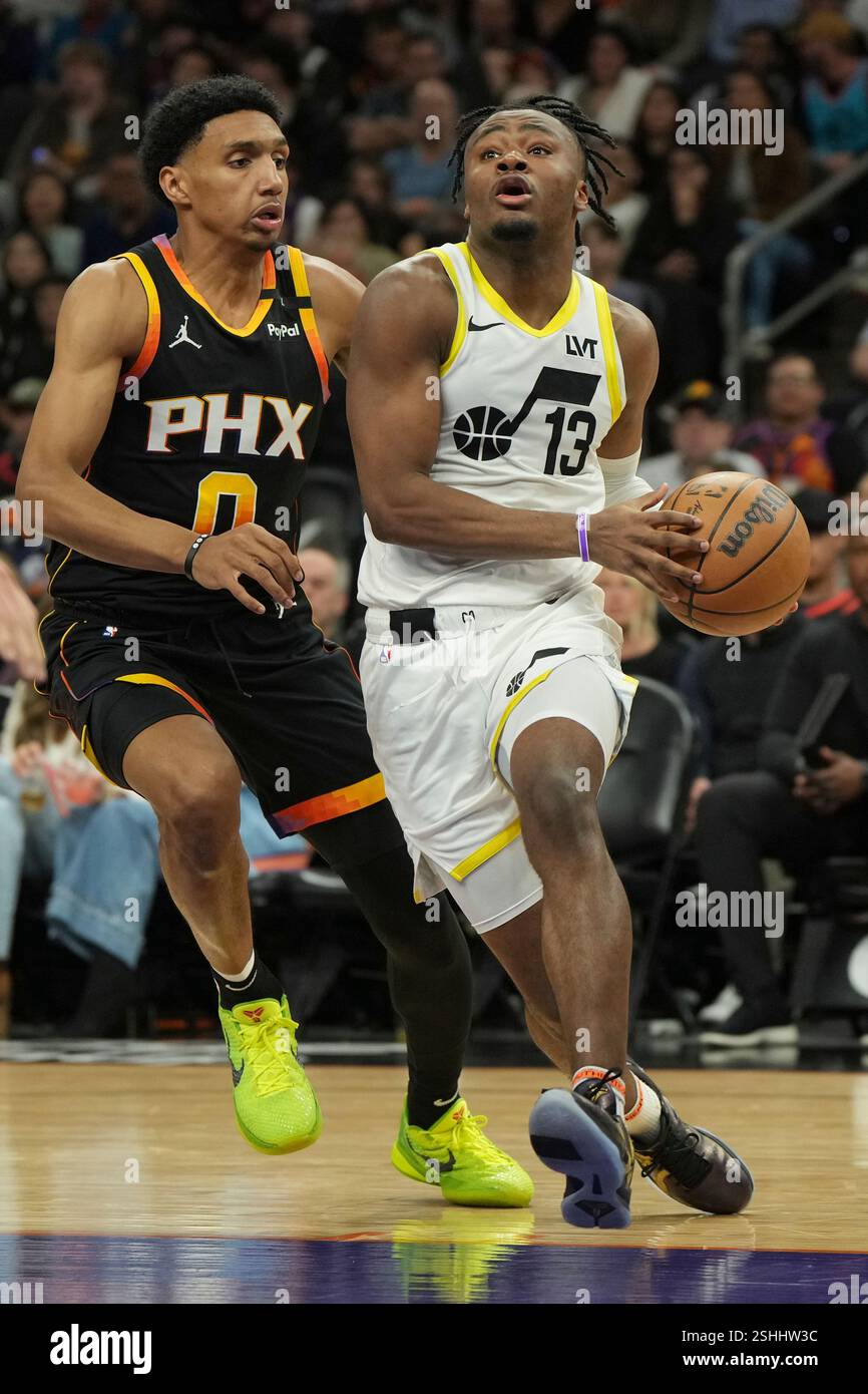 Utah Jazz guard Isaiah Collier (13) during the first half of an NBA ...