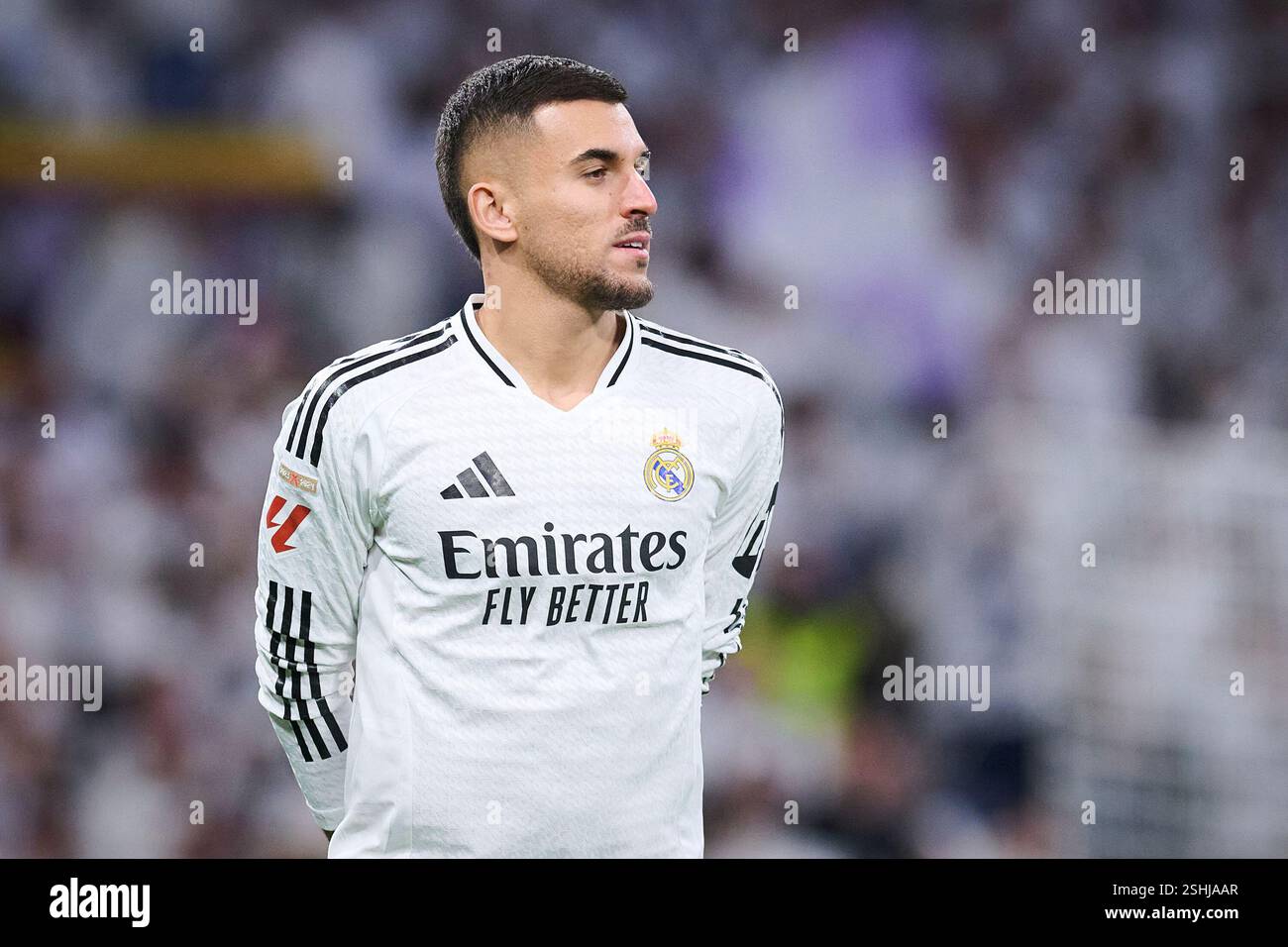 Madrid, Spain. 08th Feb, 2025. Real Madrid CF's Dani Ceballos during La ...