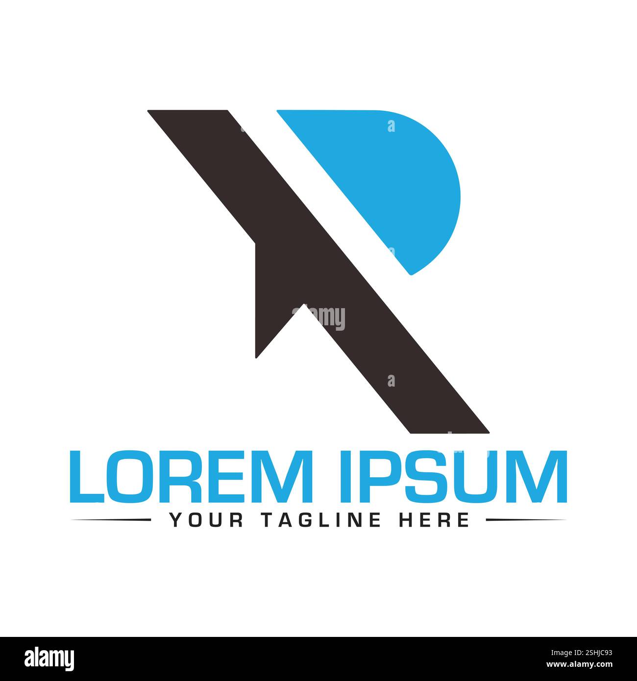 R Letter Logo Design Stock Vector Image & Art - Alamy