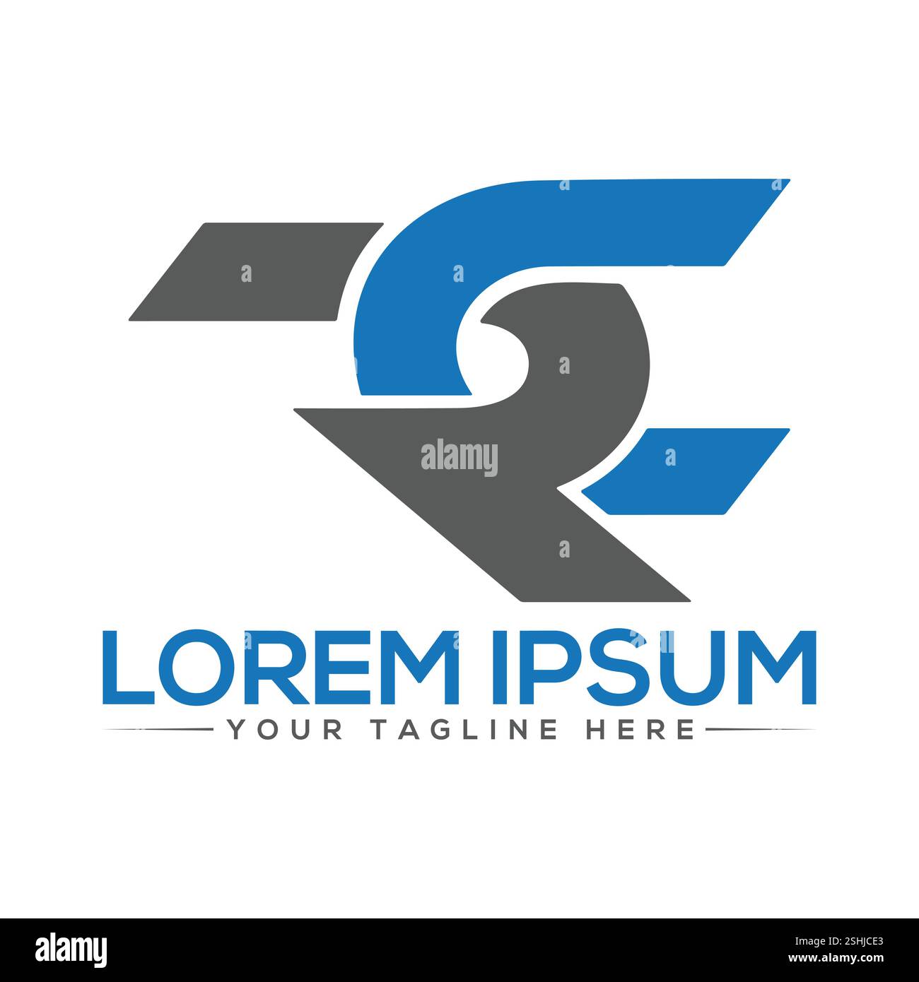 RC Logo Design Stock Vector Image & Art - Alamy