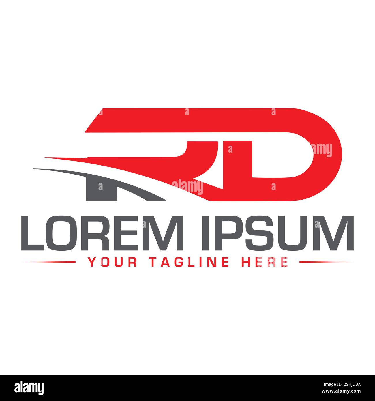 RD Letter Logo Design Stock Vector Image & Art - Alamy