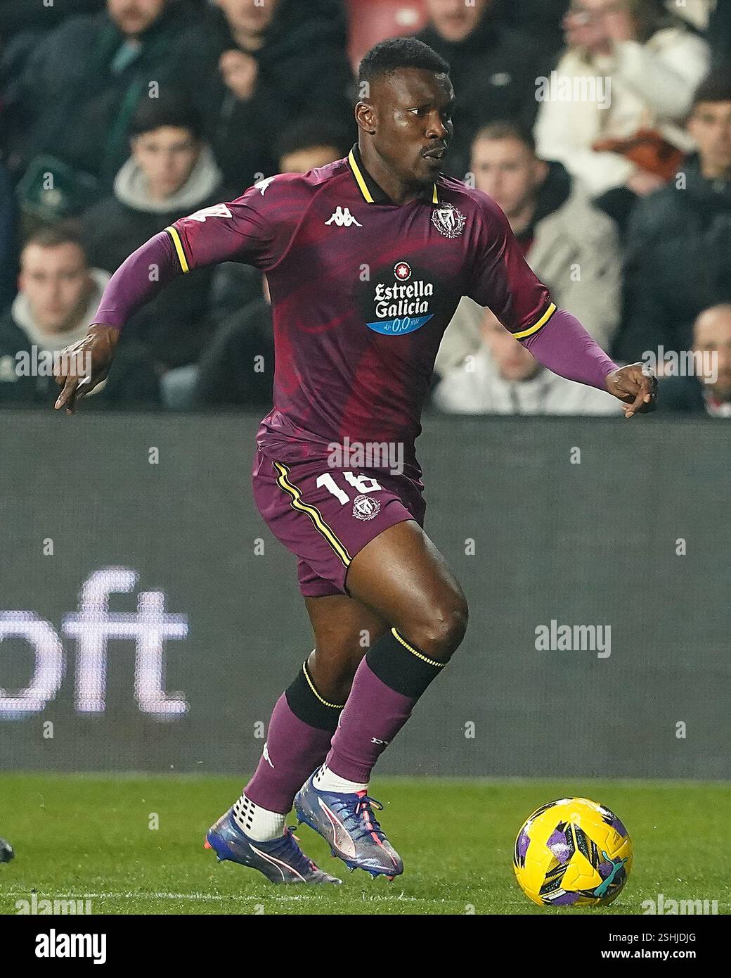 Madrid, Spain. 07th Feb, 2025. Real Valladolid's Joseph Aidoo during La ...