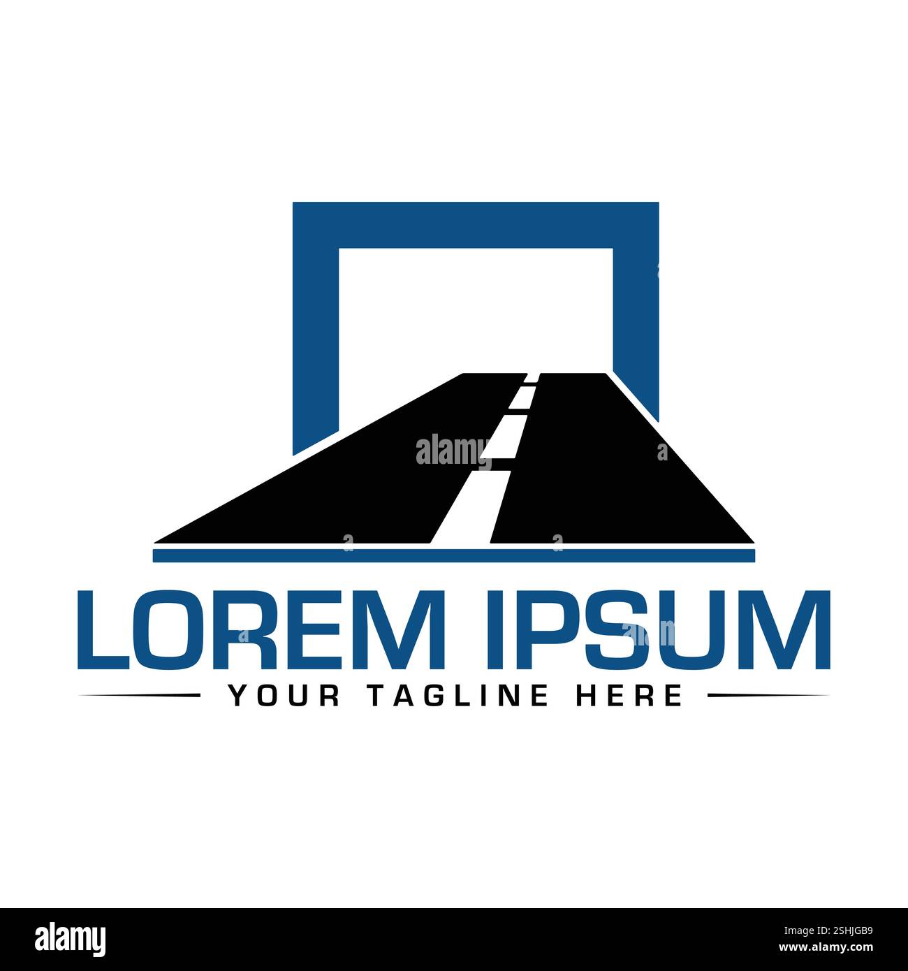 Road Logo Design Stock Vector Image & Art - Alamy