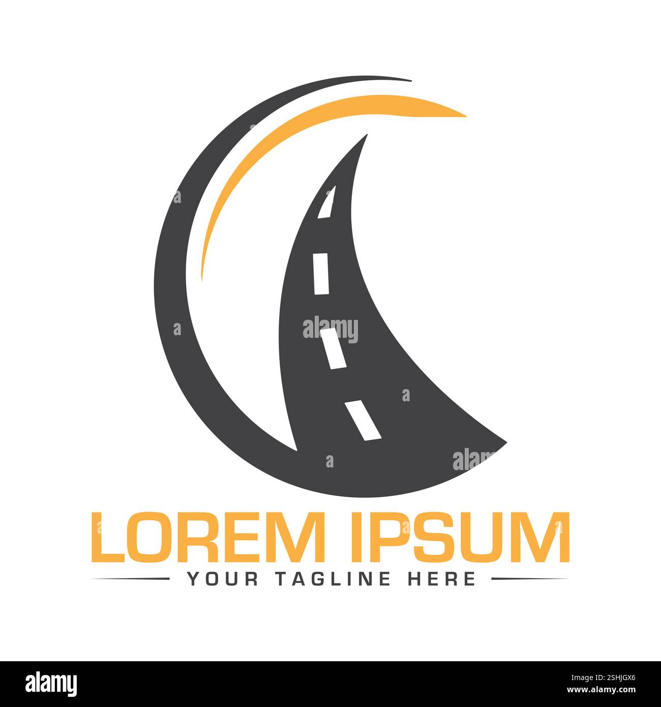 Road Logo Design Stock Vector Image & Art - Alamy