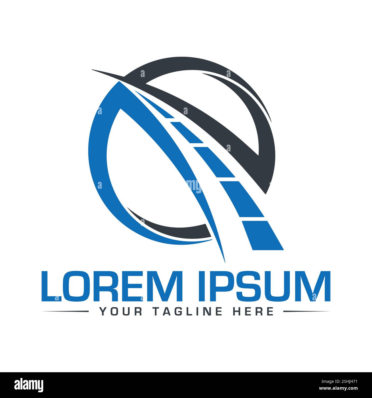Road Logo Design Stock Vector Image & Art - Alamy