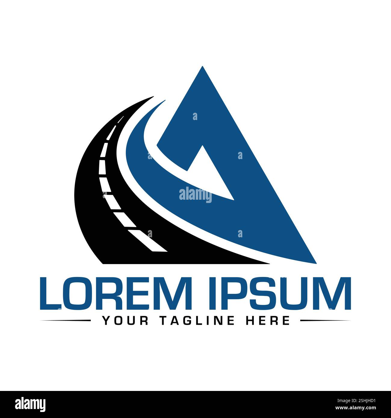 Road Logo Design Stock Vector Image & Art - Alamy