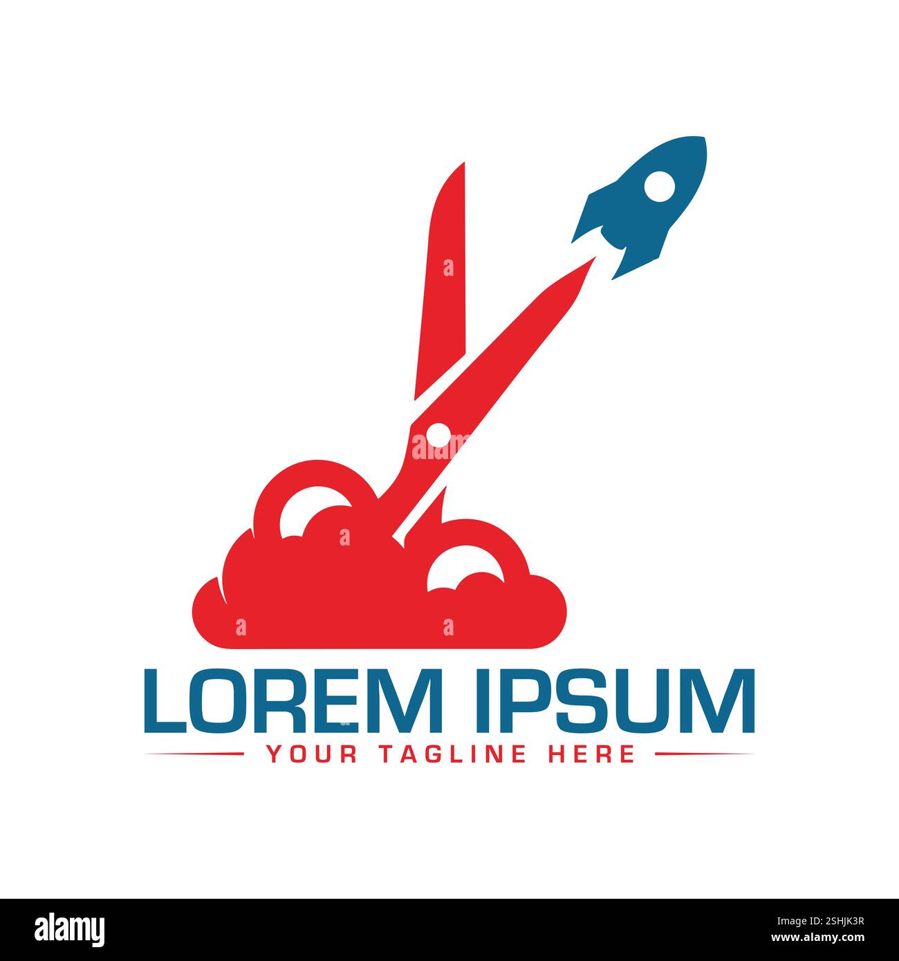 Rocket Logo Design Stock Vector Image & Art - Alamy