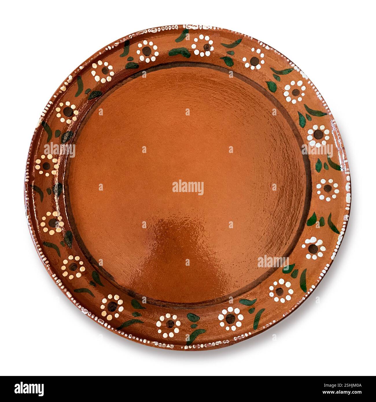 Top view plate decorated Cut Out Stock Images & Pictures - Alamy