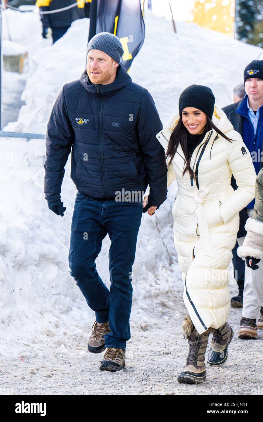 Whistler, Canada. 10th Feb, 2025. Prince Harry, Duke of Sussex, Meghan ...