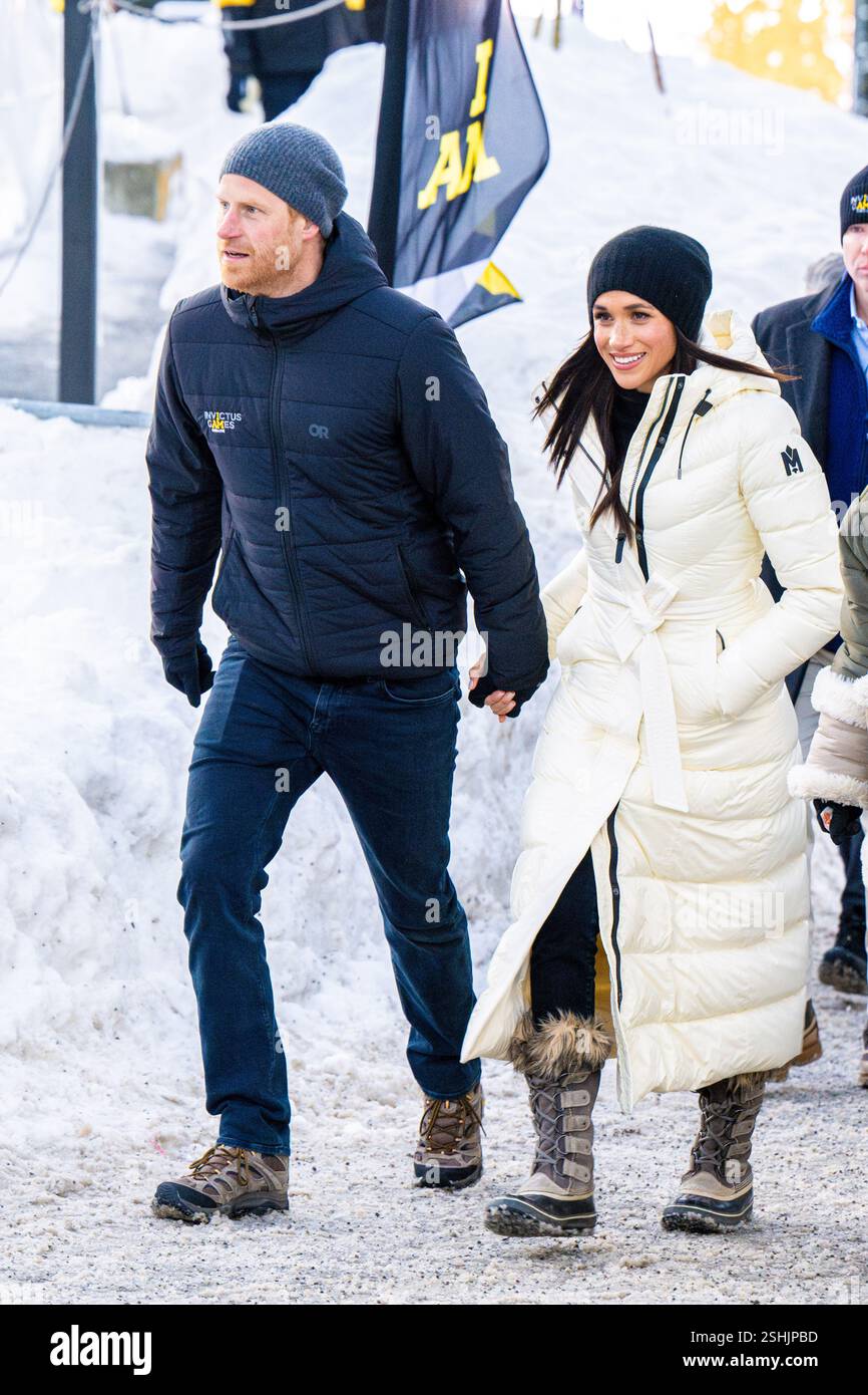 Whistler, Canada. 10th Feb, 2025. Prince Harry, Duke of Sussex, Meghan ...