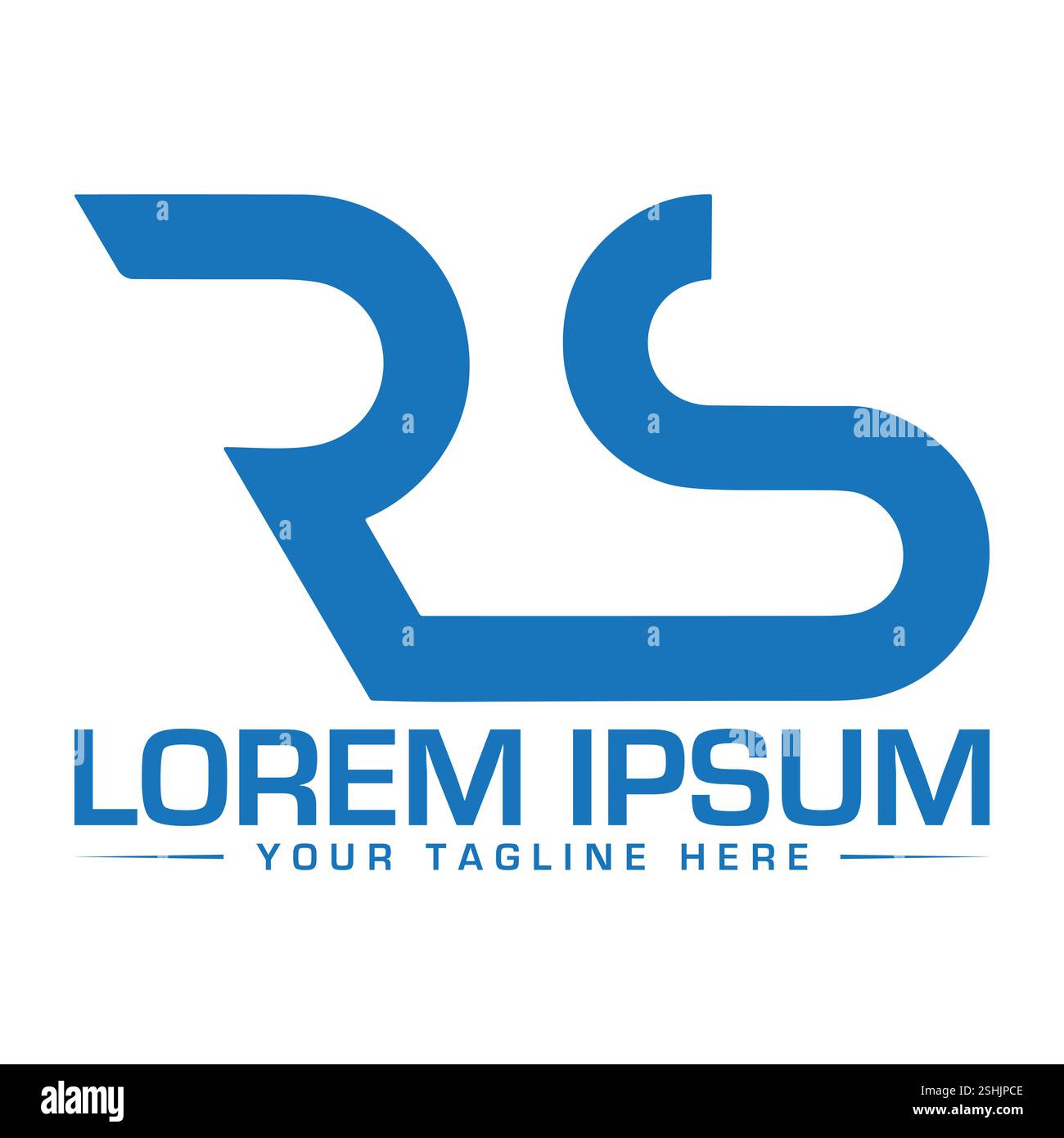 Rs letter logo design hi-res stock photography and images - Alamy