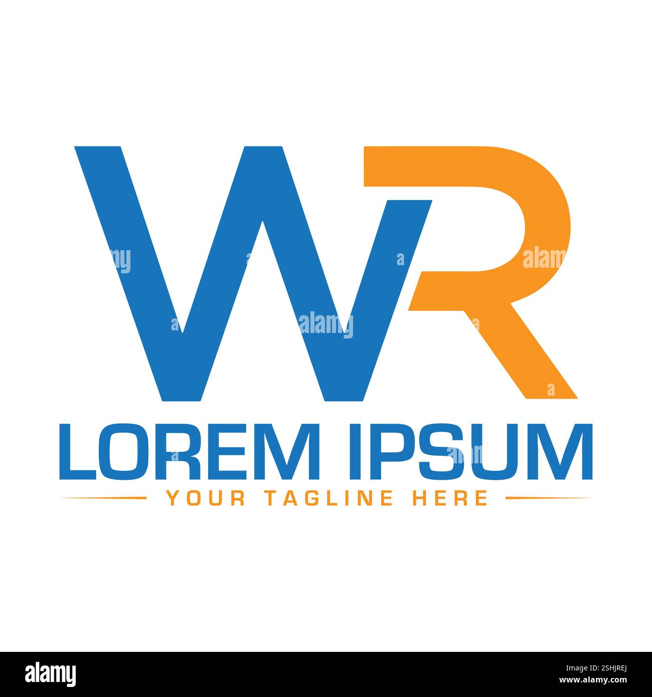 Letter rw vector vectors Stock Vector Images - Alamy