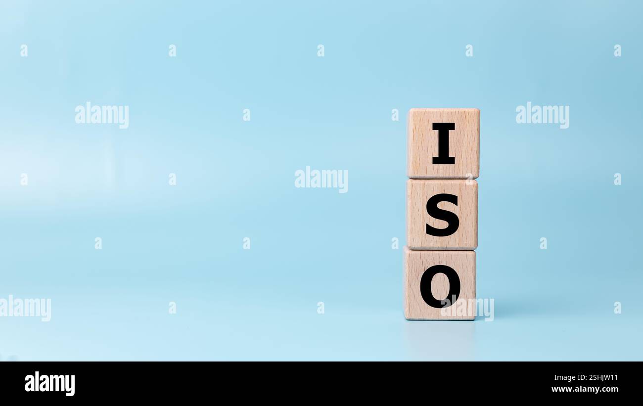 ISO, Standard certification standardisation quality control concept ...