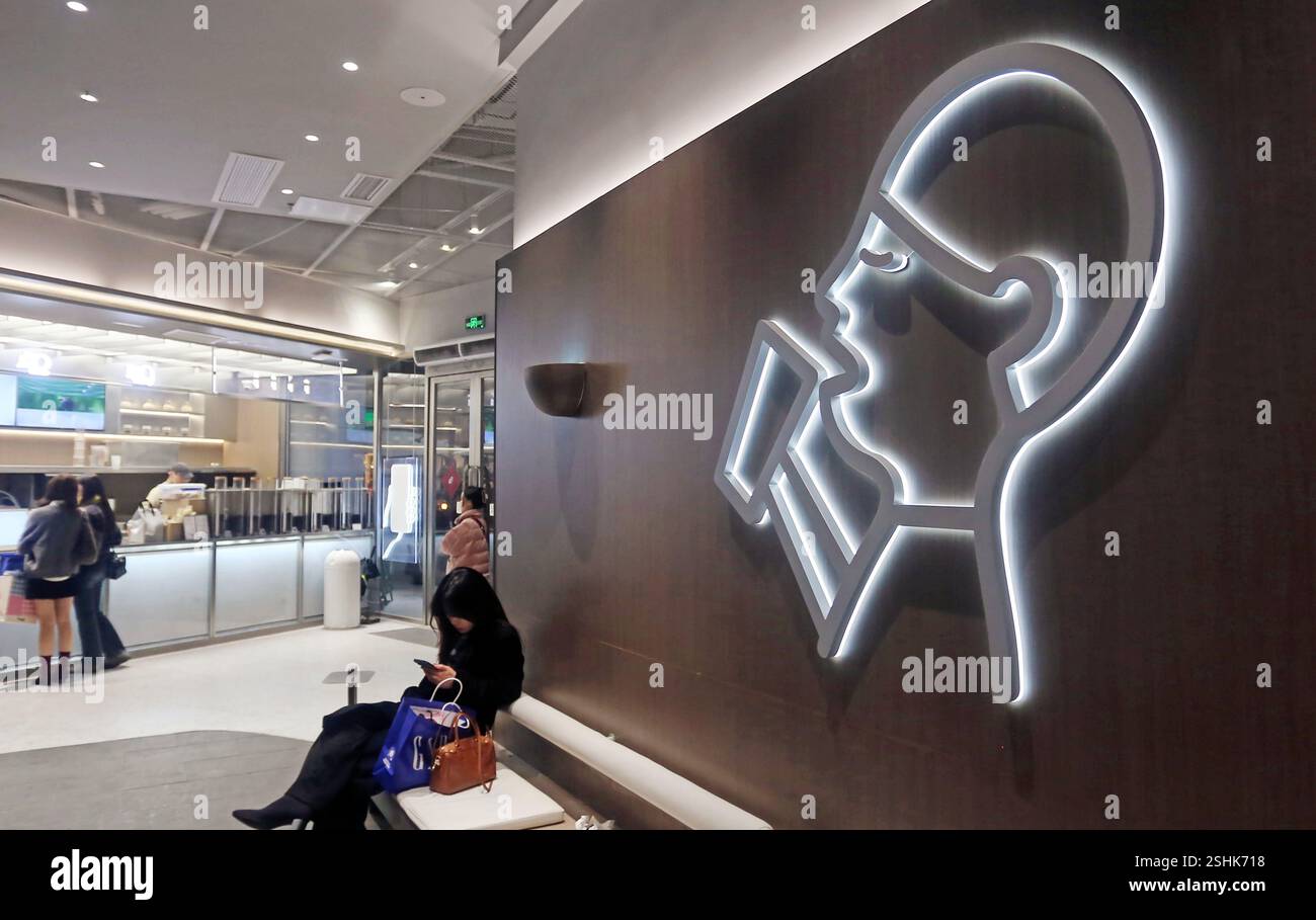 SHANGHAI, CHINA - FEBRUARY 10, 2025 - A HEYTEA shop in Shanghai, China ...