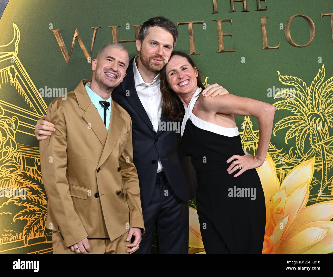 Los Angeles, USA. 10th Feb, 2025. Evan Ross Katz, David Bernad and ...