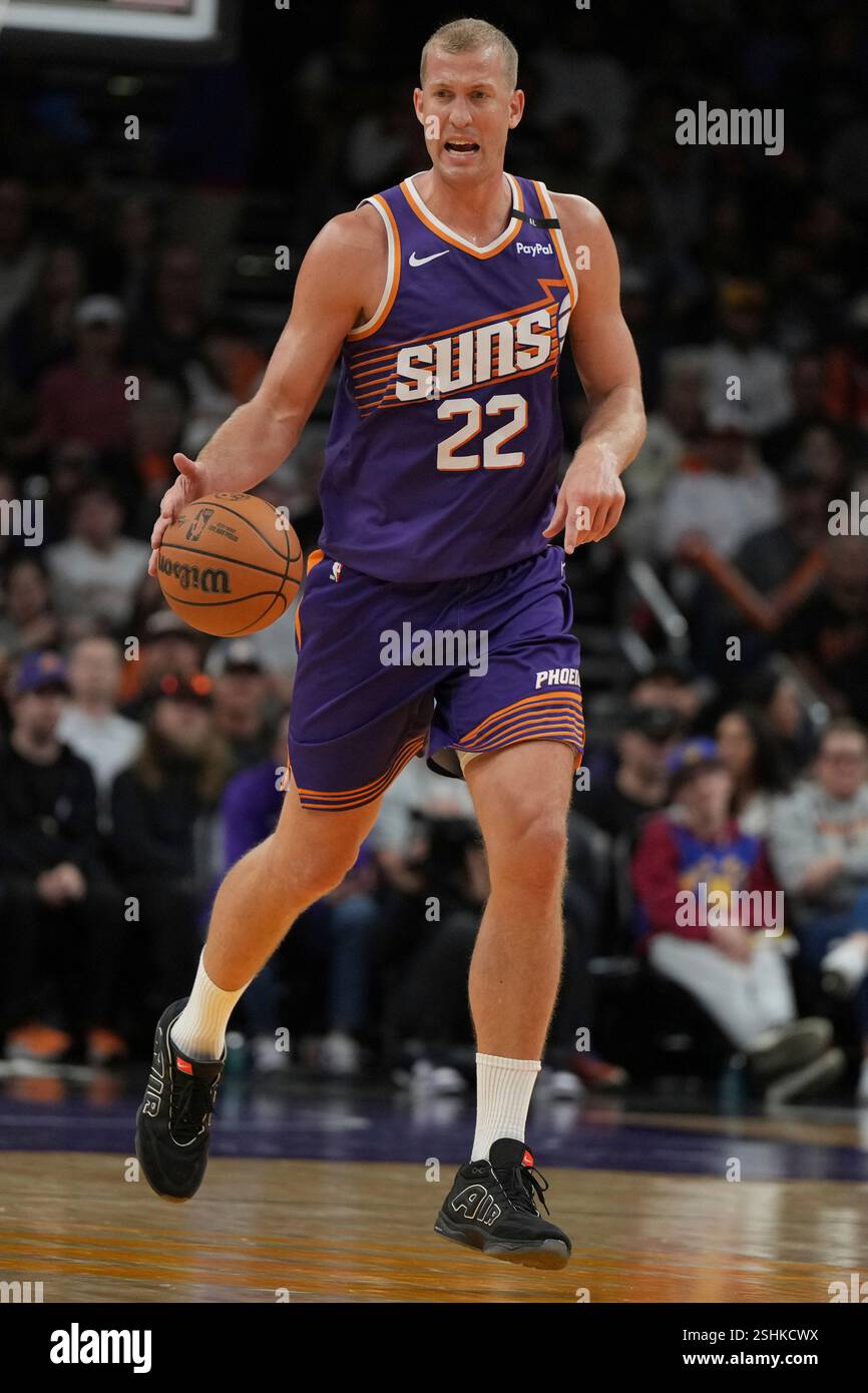 Phoenix Suns center Mason Plumlee (22) during the first half of an NBA ...