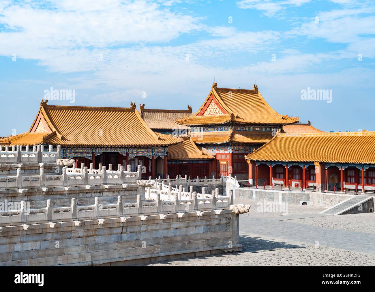 Ancient traditional architecture of Forbidden City in Beijing, China ...