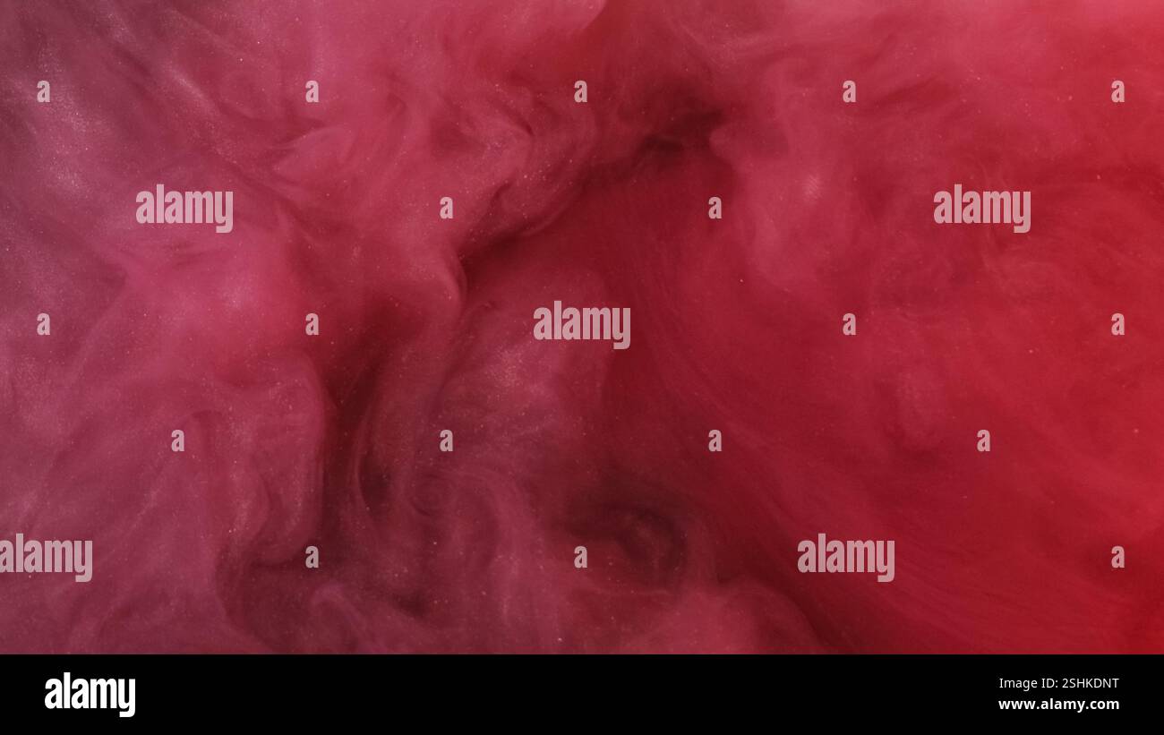 Paint smoke. Mystic fog. Airy poured veil of color wavy swirls. Fantasy ...