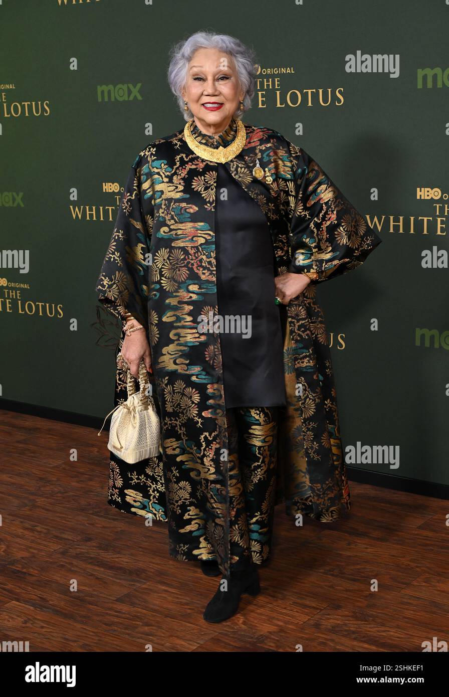 Los Angeles, USA. 10th Feb, 2025. Lek Patravadi arriving to HBO ...