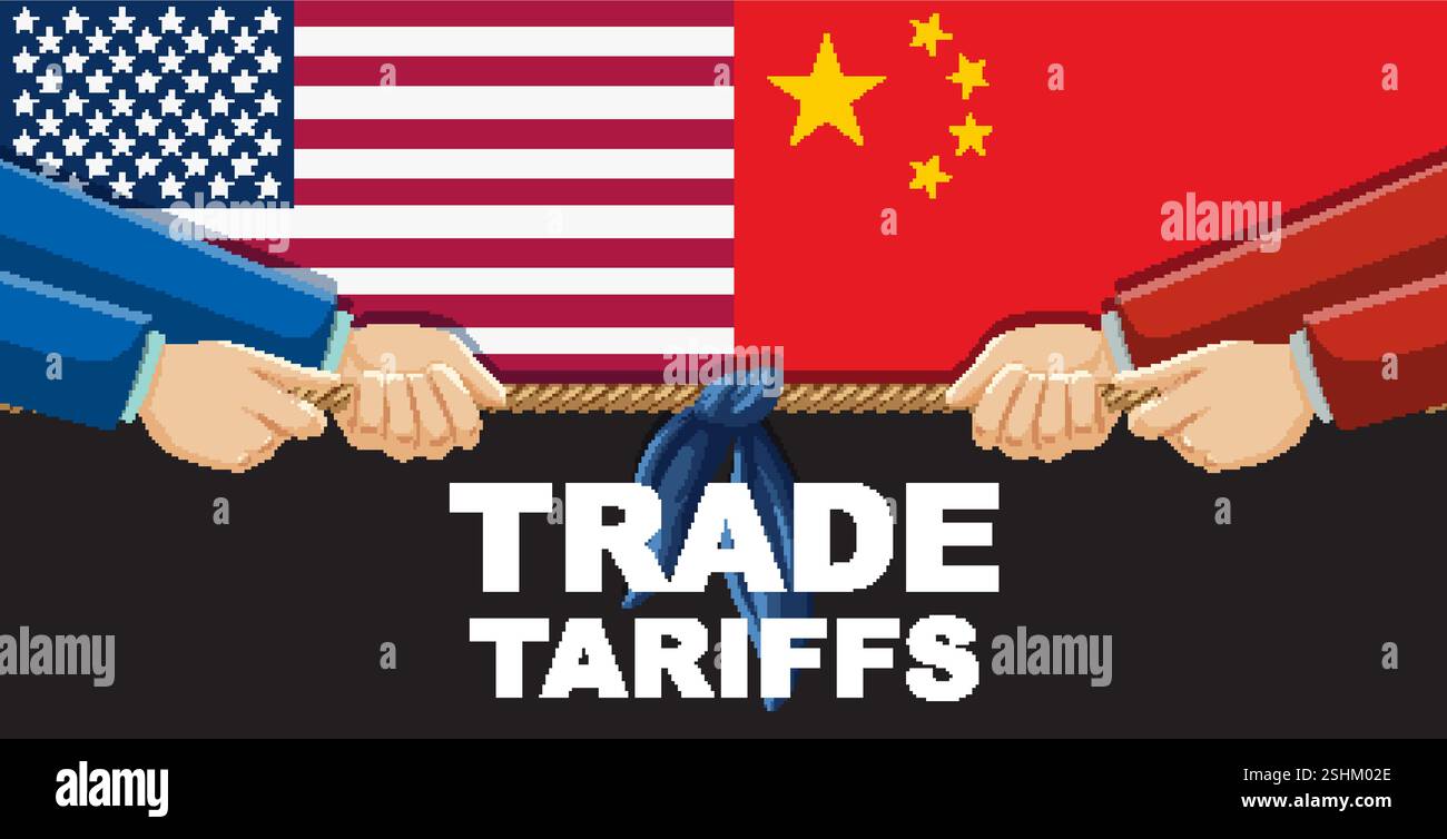 Us china trade tensions hi-res stock photography and images - Alamy