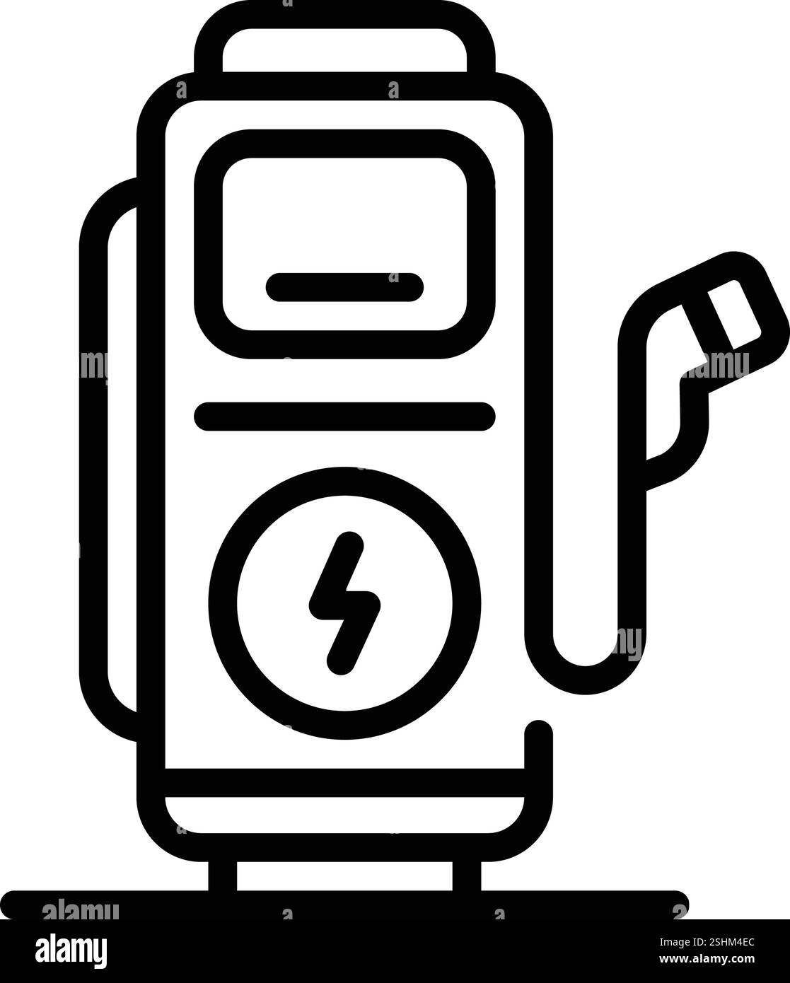 Electronic charging station sign Stock Vector Images - Alamy