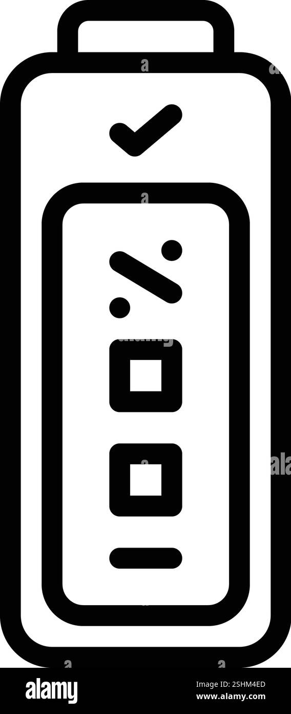 Icon for full charging, full Stock Vector Image & Art - Alamy