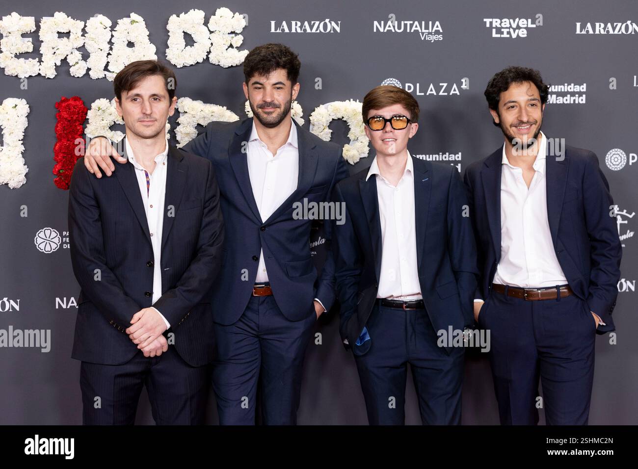 Madrid, Spain. 06th Feb, 2025. La Fama musical group attends the 'San ...