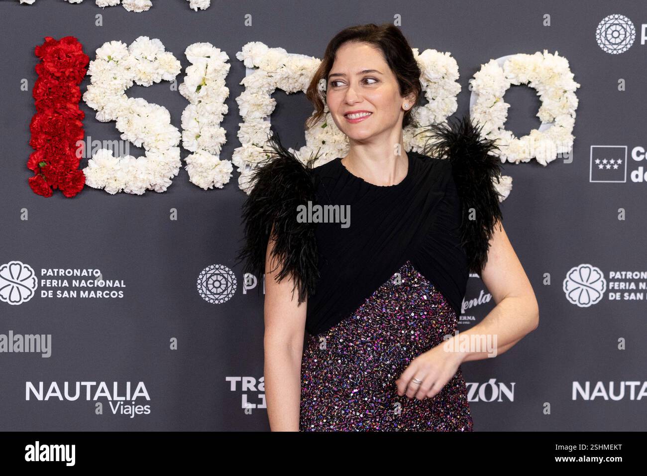 Isabel Diaz Ayuso attends the 'San Isidro 2025' Photocall at Plaza de ...