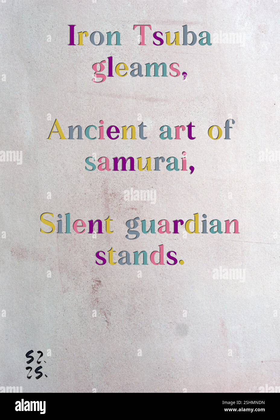 Iron Tsuba gleams, Ancient art of samurai, Silent guardian stands ...