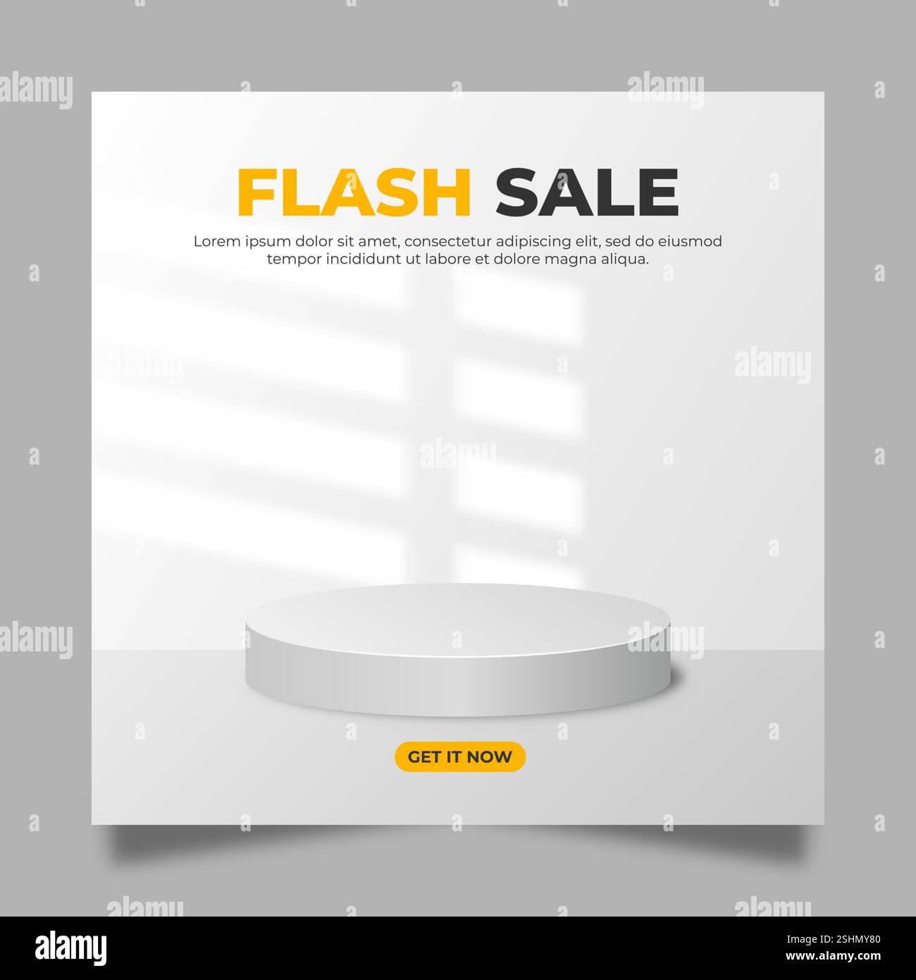 White podium background for social media post Stock Vector Image & Art ...