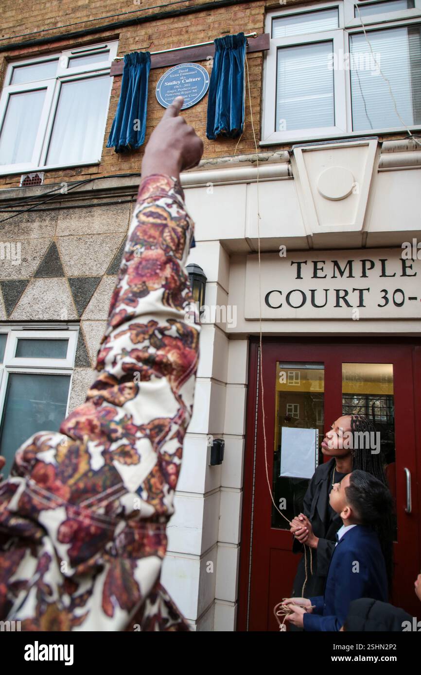 London, UK. 10th Feb, 2025. Jak Beula of Nubian Jack speaks during the ...