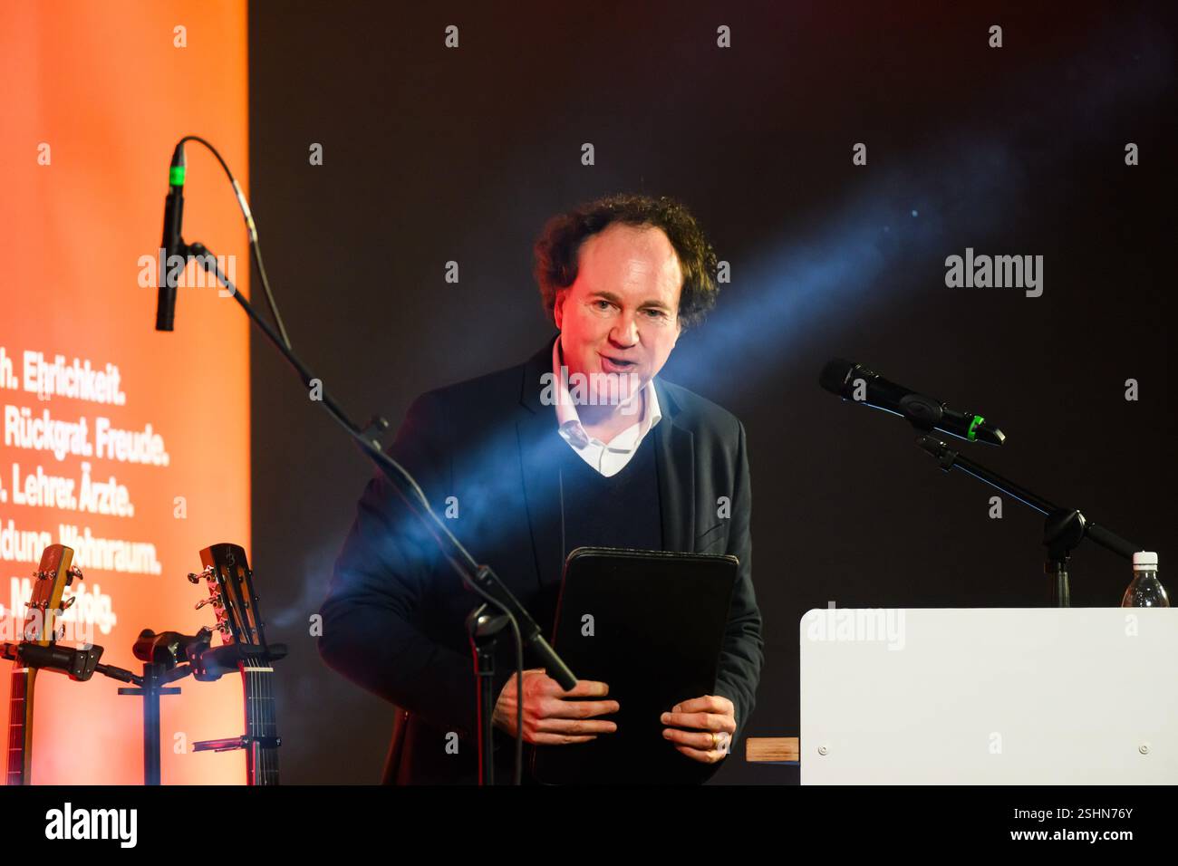 Dresden, Germany. 10th Feb, 2025. Media scientist Marcel Machill (BSW ...