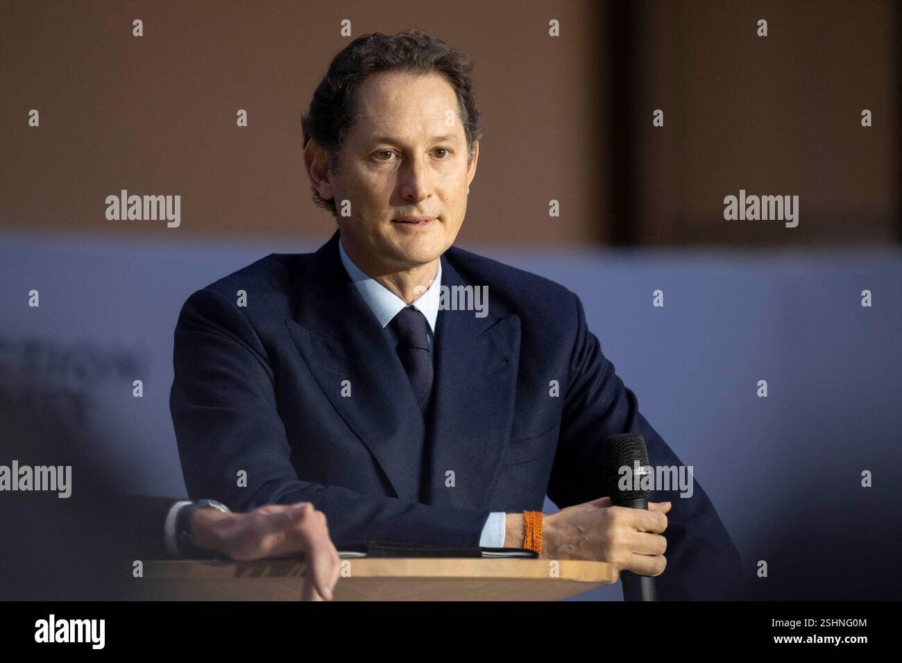 Paris, France. 10th Feb, 2025. Chariman of Stellantis, chairman of ...