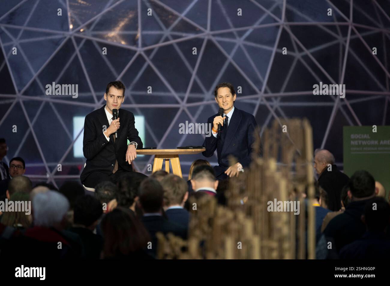 Paris, France. 10th Feb, 2025. Chariman of Stellantis, chairman of ...