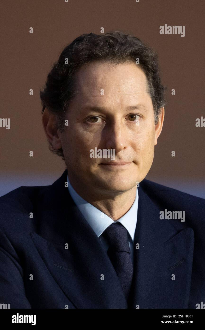 Paris, France. 10th Feb, 2025. Chariman of Stellantis, chairman of ...