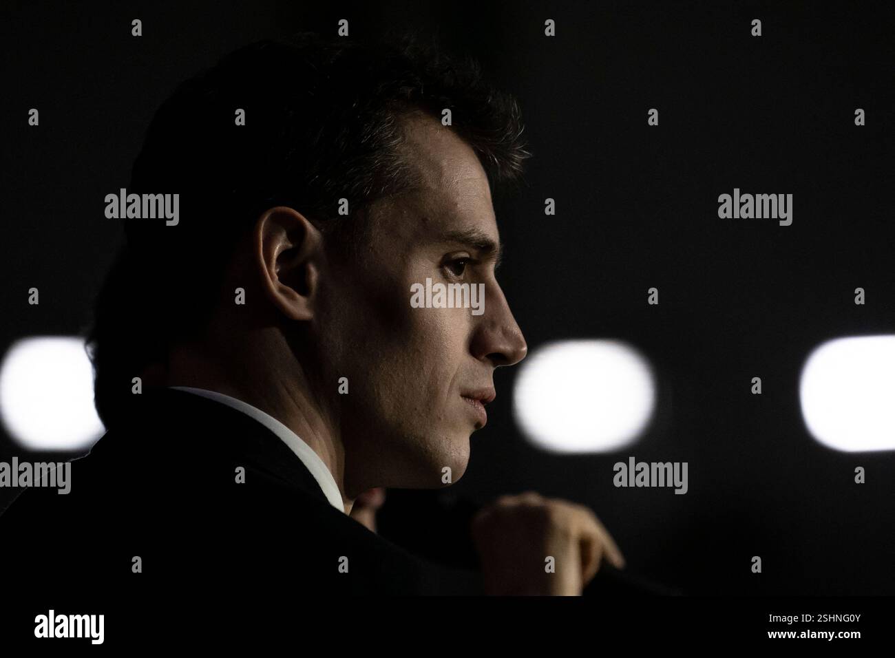 Paris, France. 10th Feb, 2025. Co-founder of CEO of Mistral AI Arthur ...