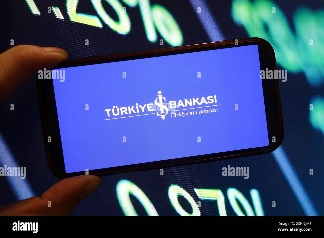 Poland. 07th Feb, 2025. In this photo illustration, the Turkiye Is ...