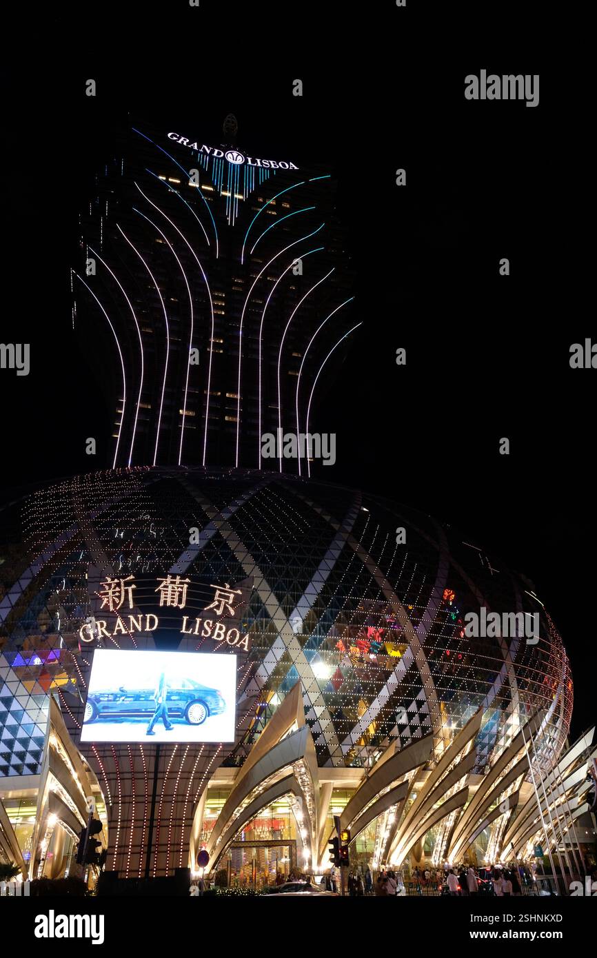 Macau taipa island night life hi-res stock photography and images - Alamy