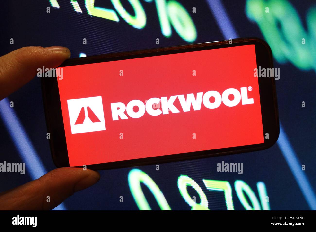 Poland. 07th Feb, 2025. In this photo illustration, the Rockwool Group ...