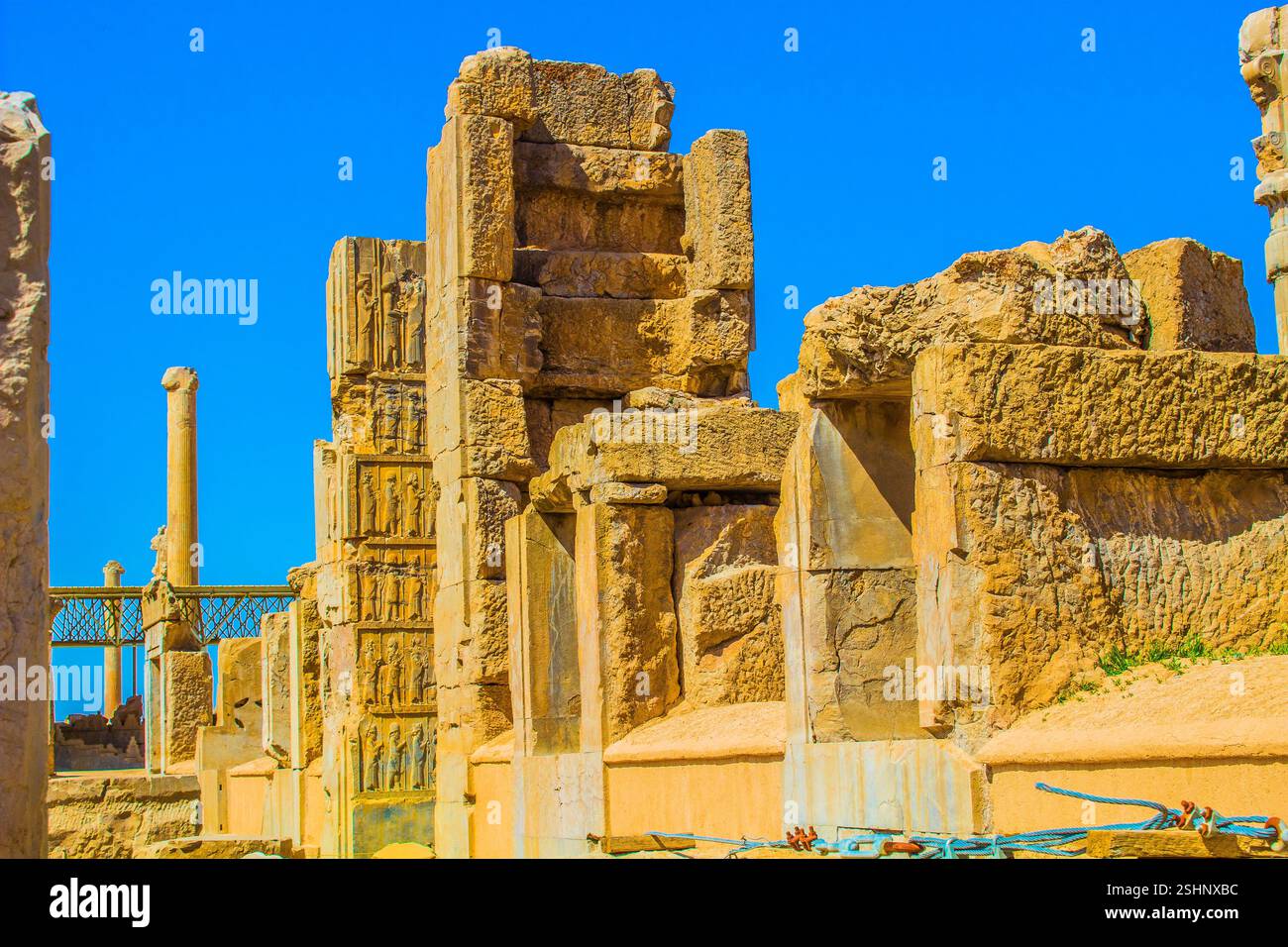 Persepolis, an ancient capital of the kings of the Achaemenian dynasty ...