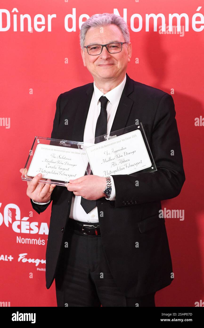 Paris, France. 10th Feb, 2025. Ali Abbasi attending the Cesar 2025 ...