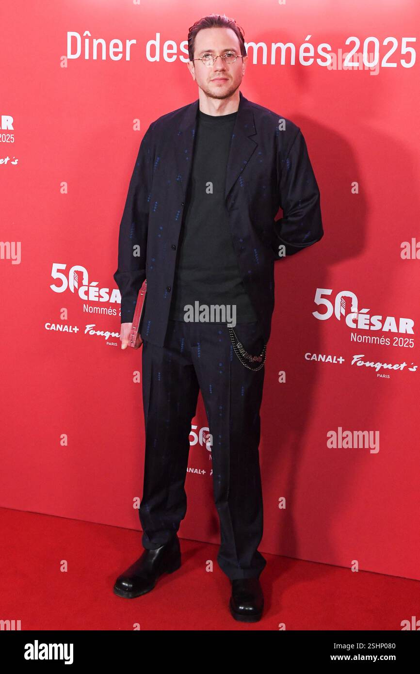 Paris, France. 10th Feb, 2025. Bastien Bouillon attending the Cesar ...