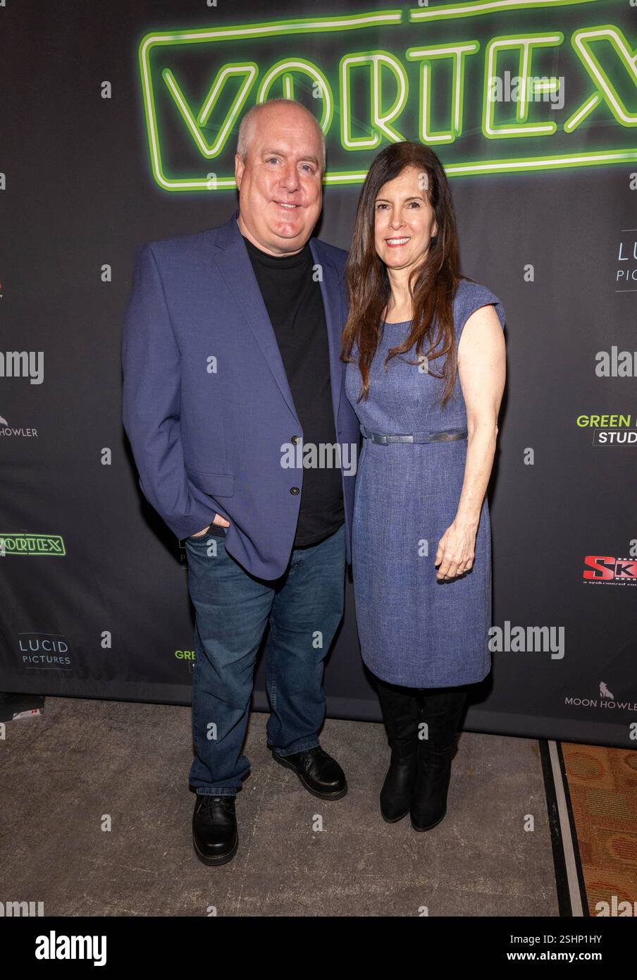 Los Angeles, USA. 10th Feb, 2025. Actor Joe O'Connell with wife ...