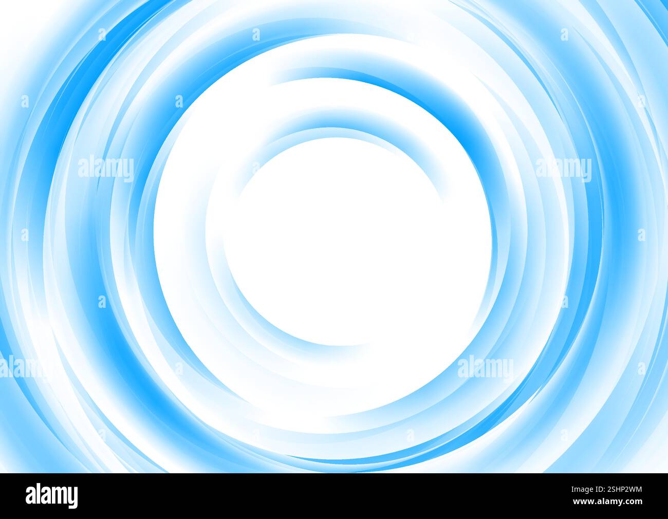 Blue and white glossy blurred circles abstract background. Vector ...