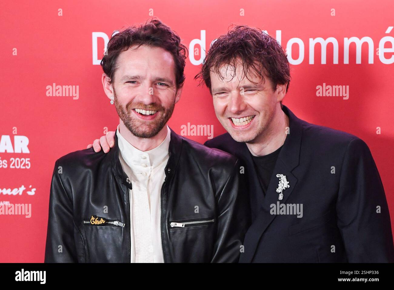 Paris, France. 10th Feb, 2025. Jules Reinartz and Antoine Reinartz ...